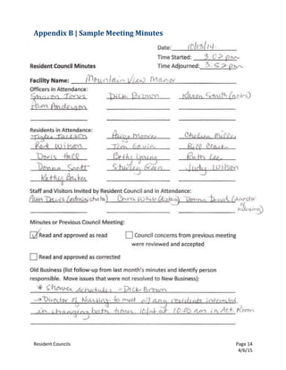 Resident Council Guide.final | PDF
