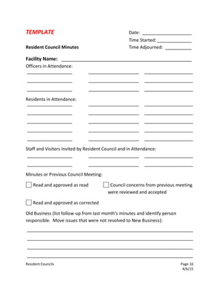 Resident Council Guide.final | PDF