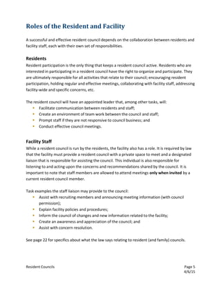 Resident Council Guide.final | PDF