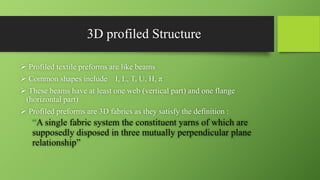 3D Woven Profile Structure | PPTX