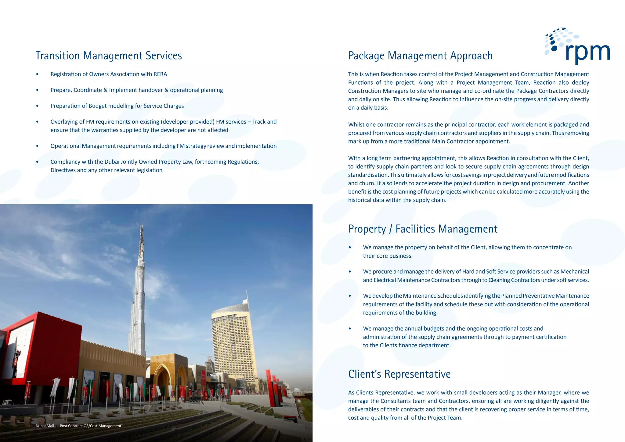 RPM COMPANY PROFILE 2015 | PPT