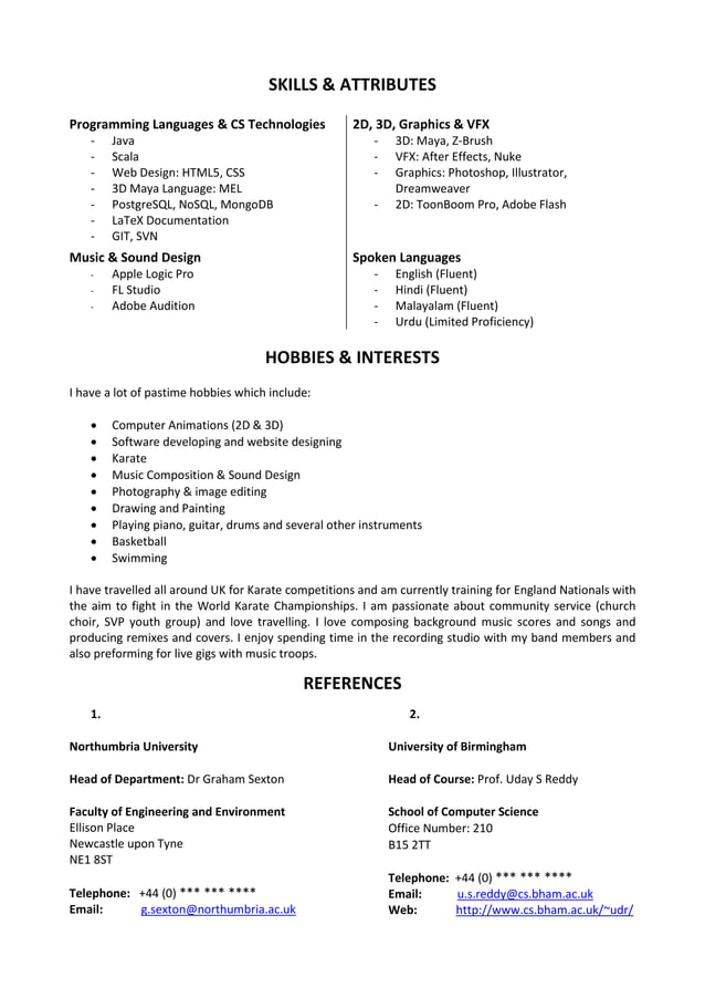 Prateek Antony CV - 2016 preview version | PDF