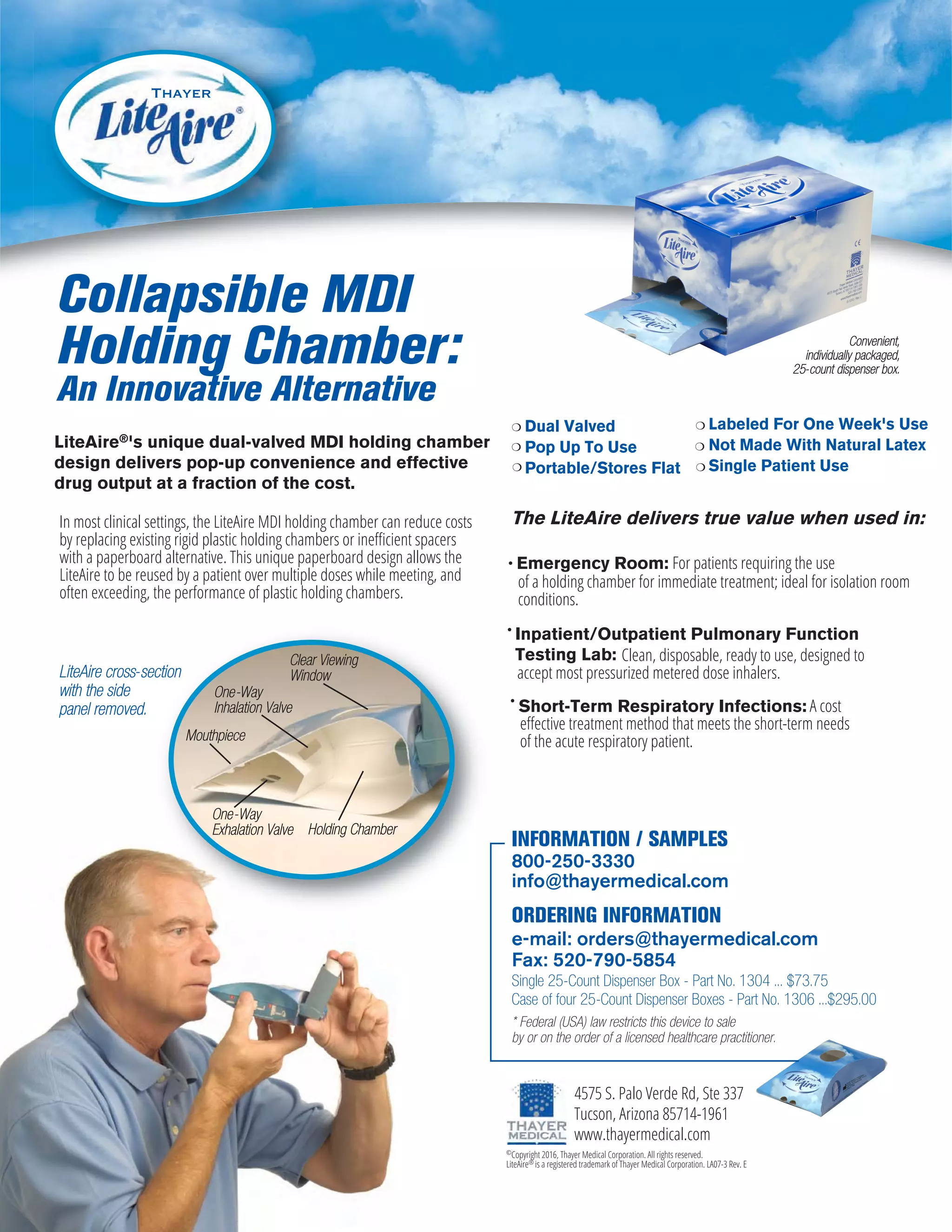 LiteAire Collapsible&Disposable Spacer | PDF | Lung and Respiratory ...