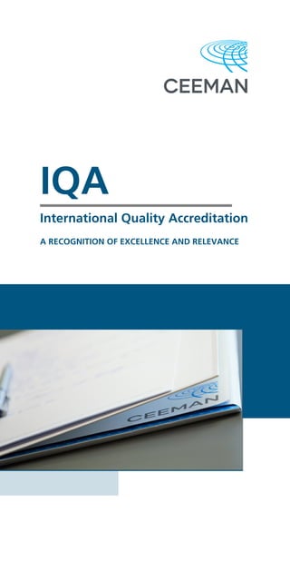 CEEMAN IQA Brochure 2016 | PDF
