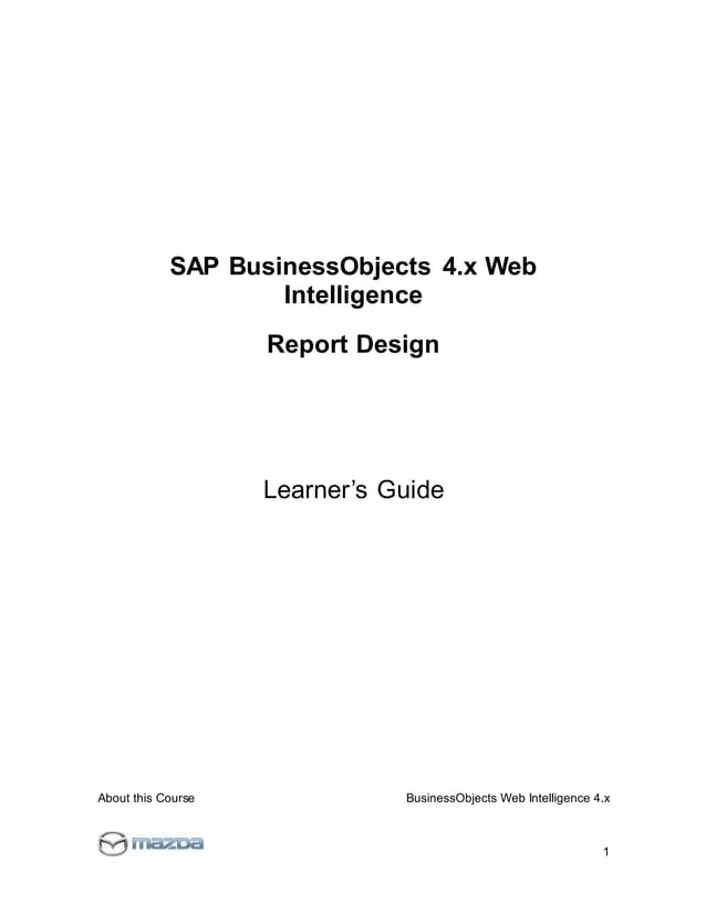 SAP_BusinessObjects_4.x_Web_Intelligence_Advanced_Report_Design_092715 ...