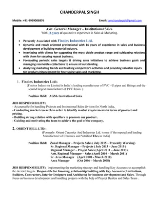 Chanderpal Singh@ | DOC