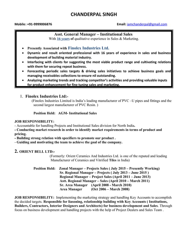 Chanderpal Singh@ | DOC