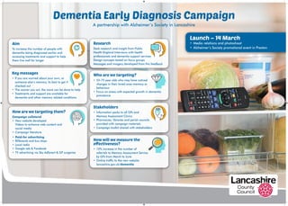 Dementia campaign presentation | PDF
