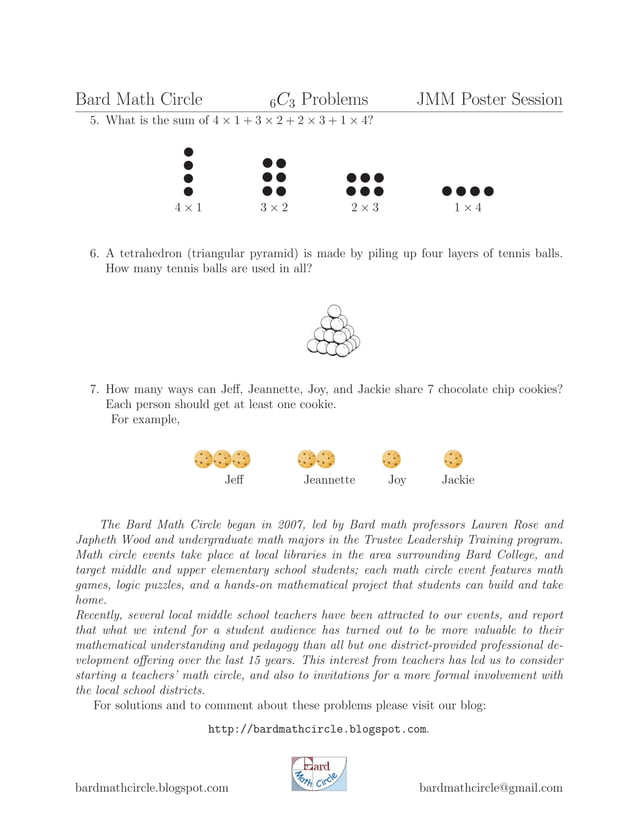 6 choose 3 | PDF | Education