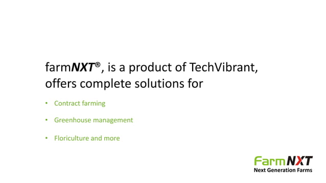 farmNXT-Intro | PPSX