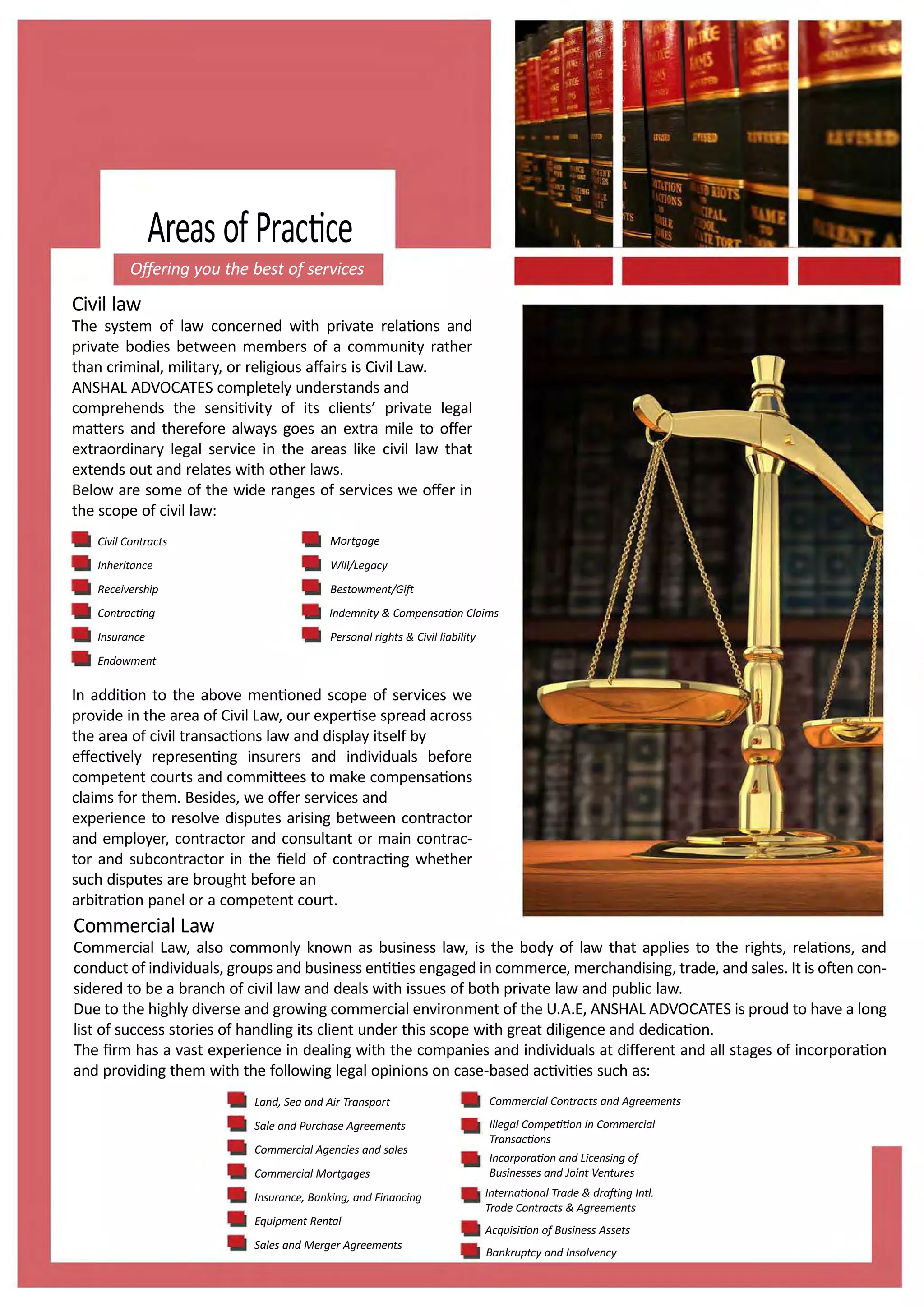 Anshal Advocates Profile | PDF