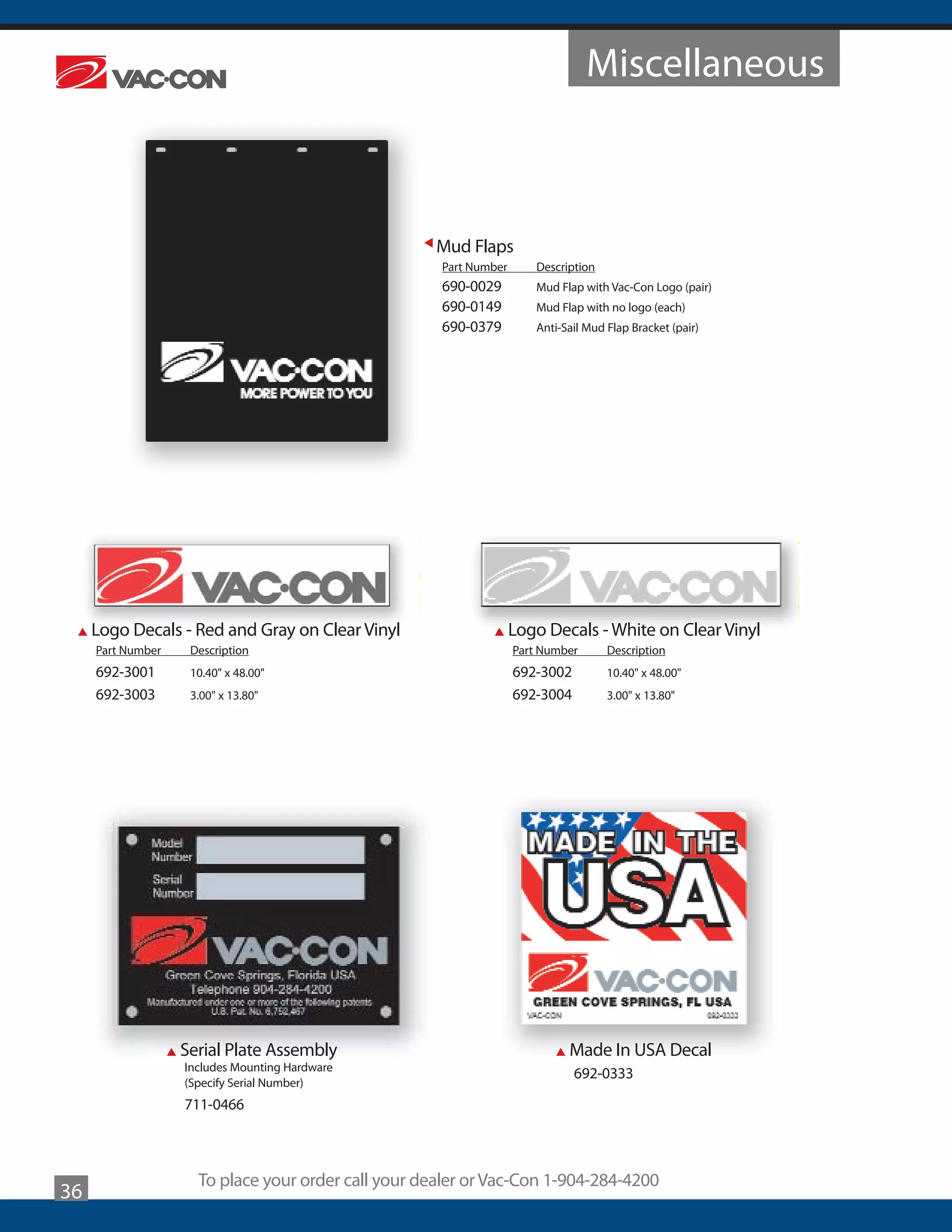 Vac-Con Parts Catalog | PDF