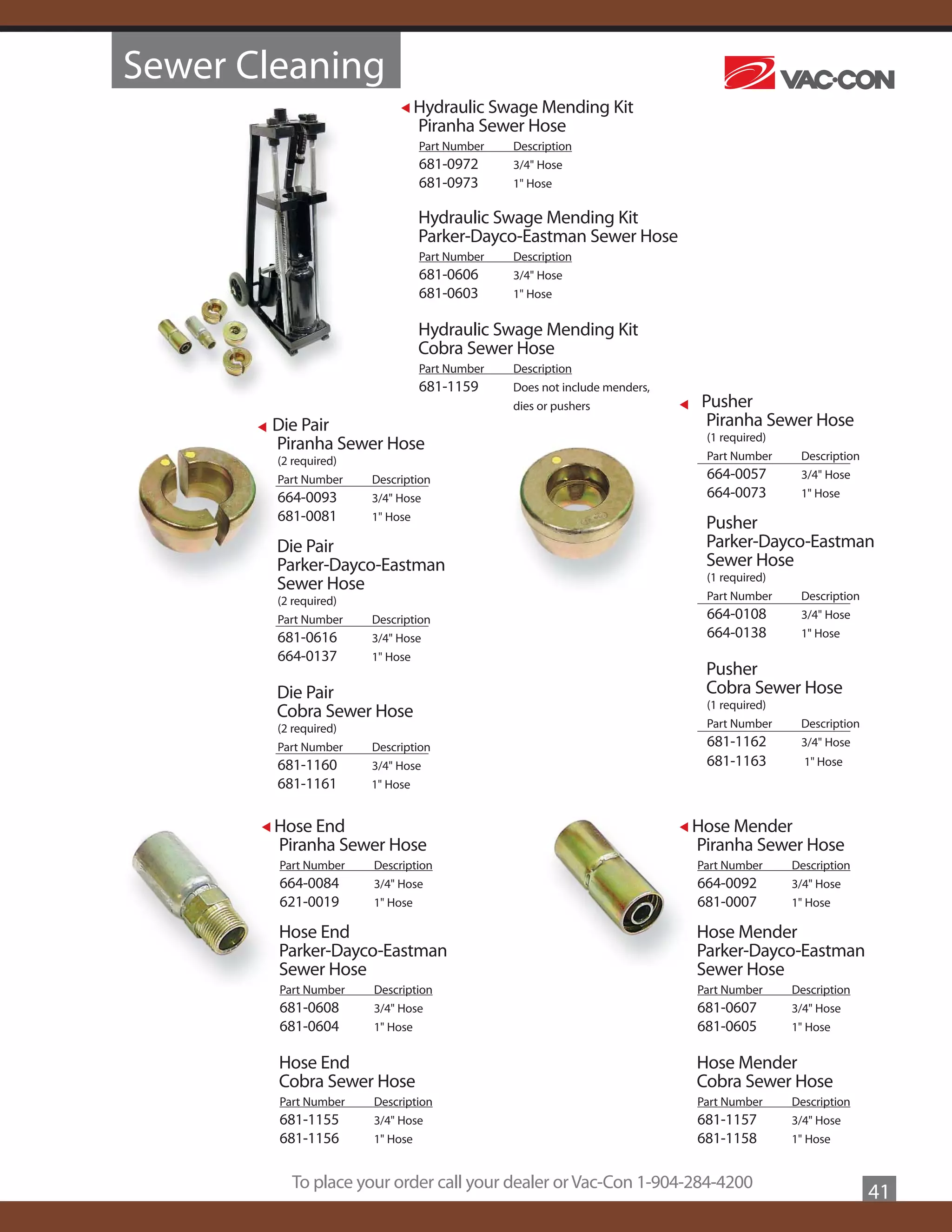Vac-Con Parts Catalog | PDF