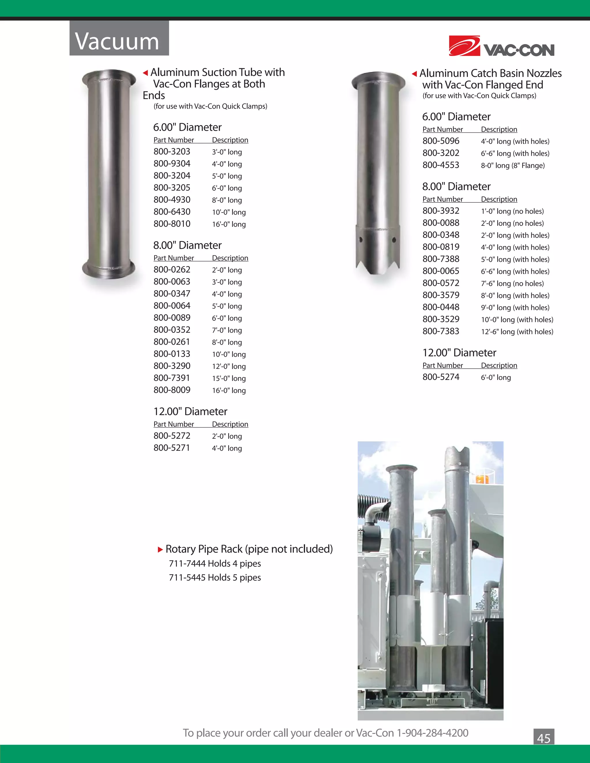 Vac-Con Parts Catalog | PDF