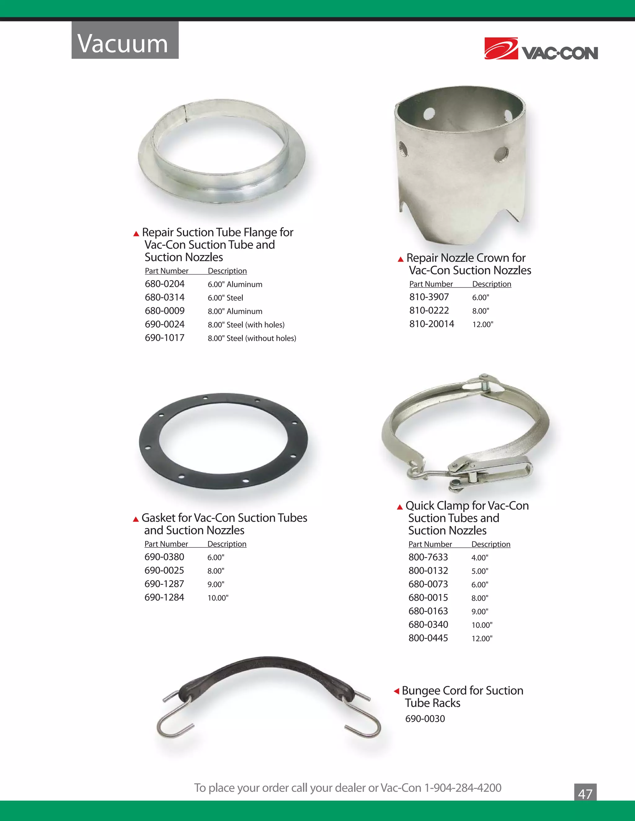 Vac-Con Parts Catalog | PDF
