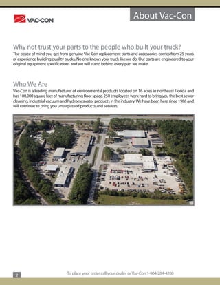 Vac-Con Parts Catalog | PDF