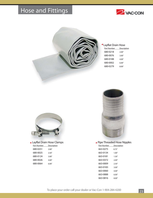 Vac-Con Parts Catalog | PDF