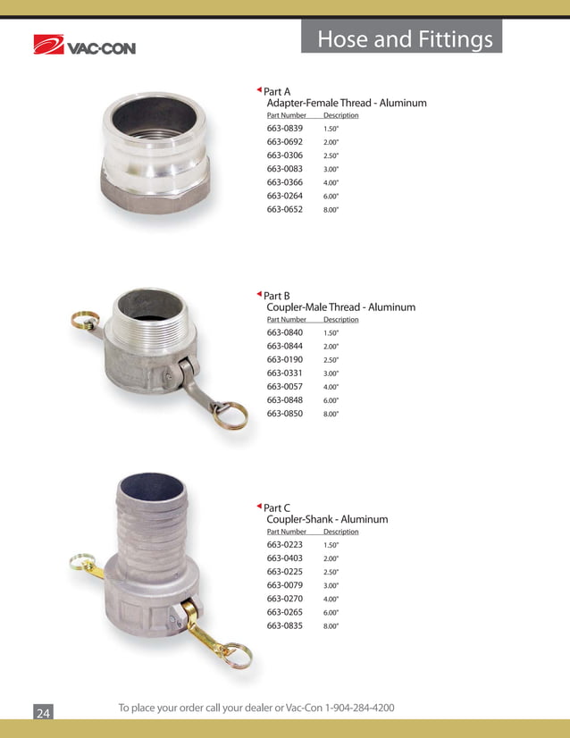 Vac-Con Parts Catalog | PDF