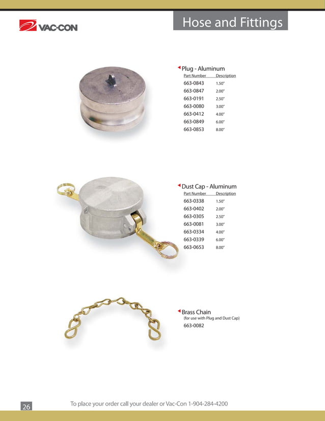 Vac-Con Parts Catalog | PDF
