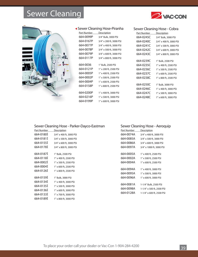 Vac-Con Parts Catalog | PDF
