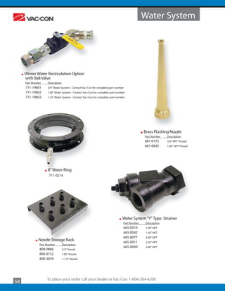 Vac-Con Parts Catalog | PDF