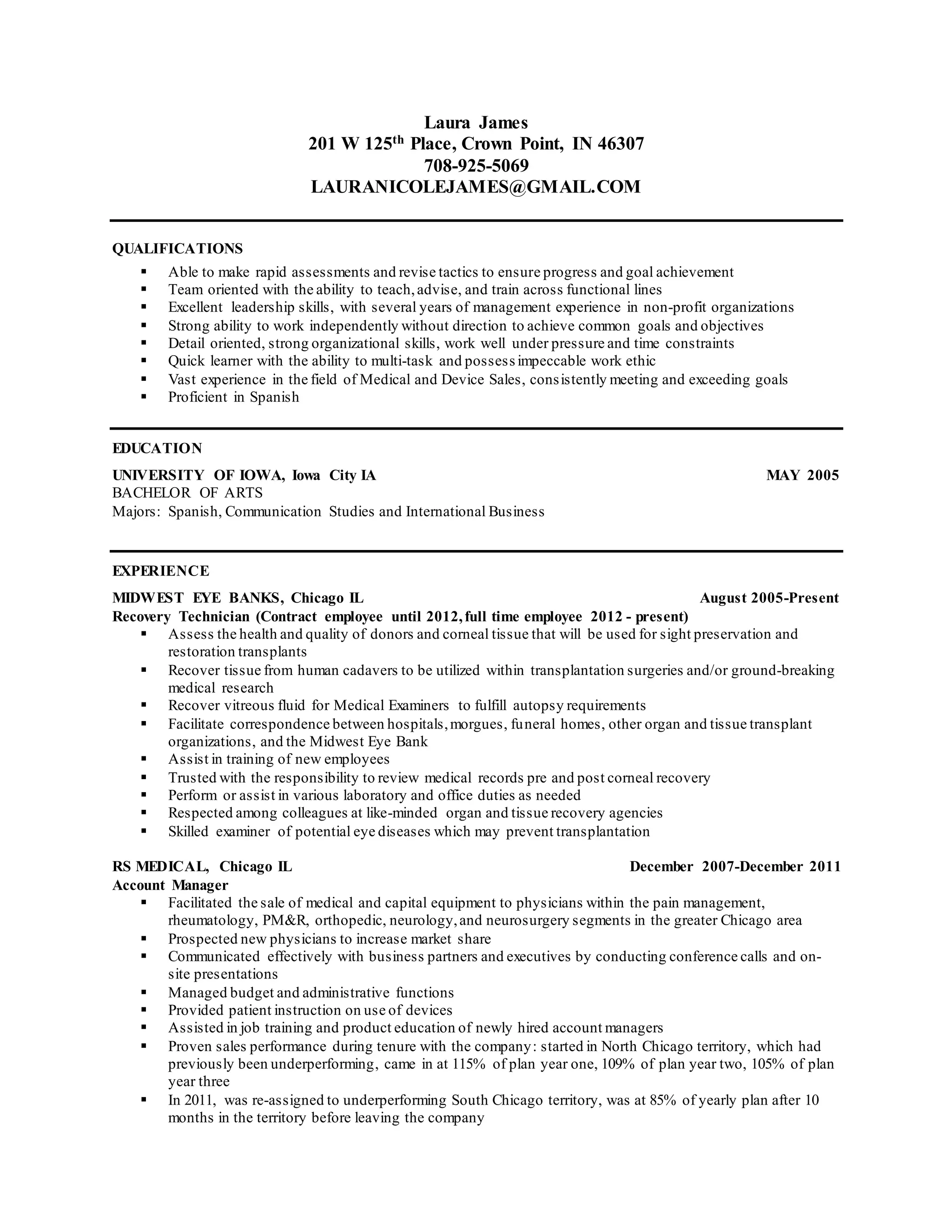 laura james resume 12.2.14