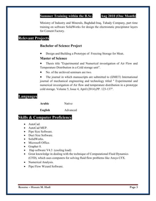 HUSSAM Resume | PDF