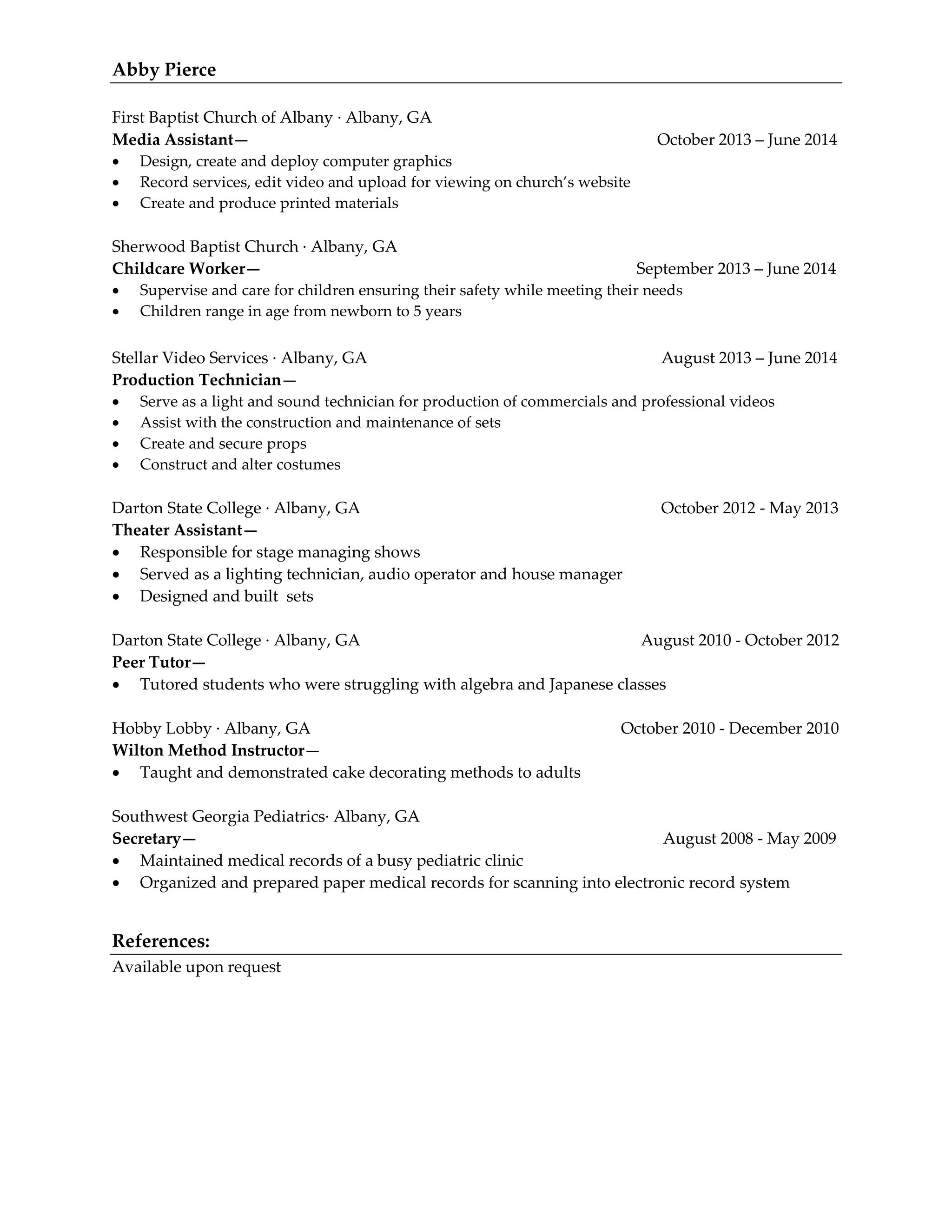 Current Resume 2 | PDF | Professional School | Postgraduate Education