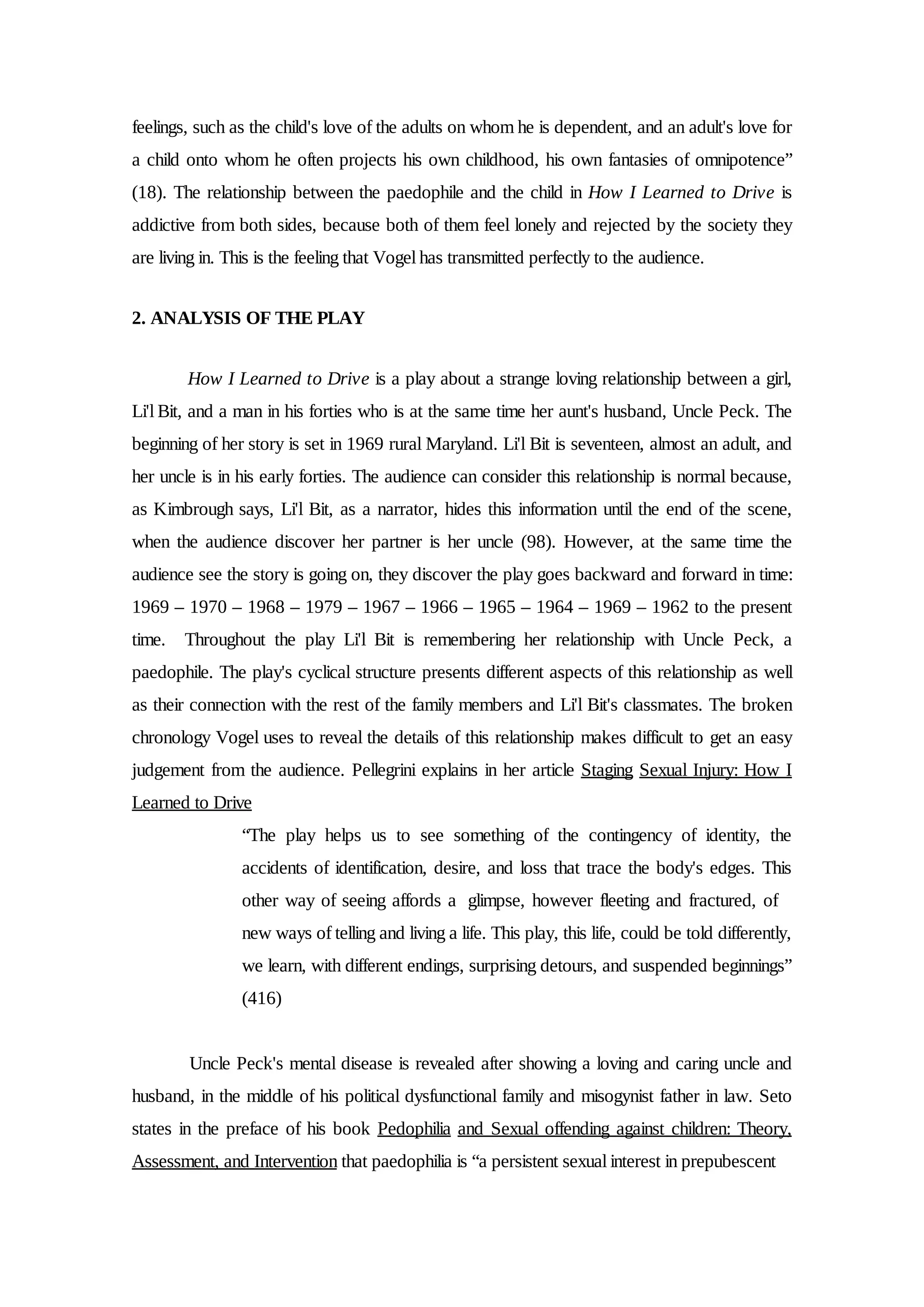 Essay how i learned to drive | PDF