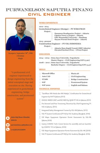 CV Purwa | PDF