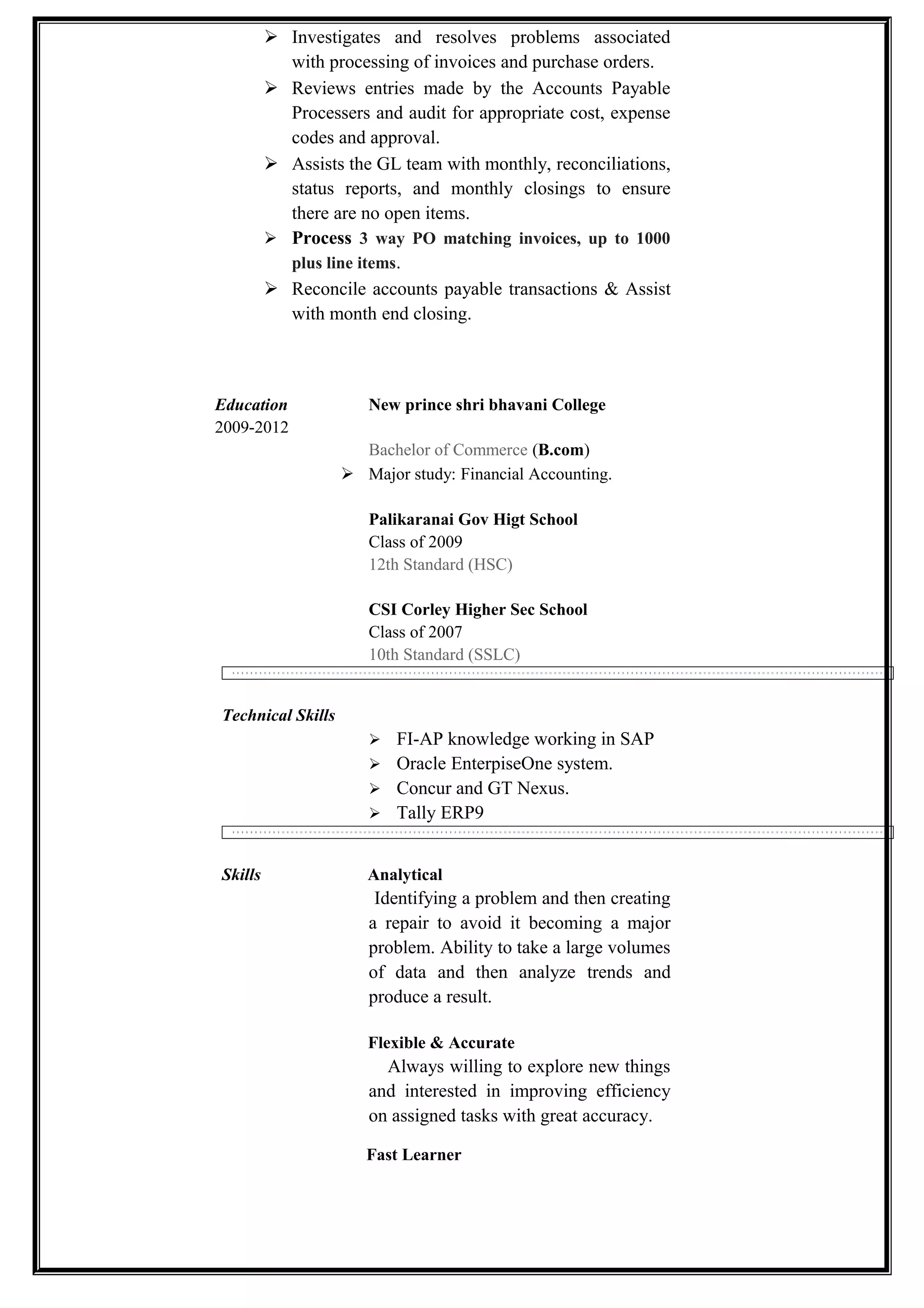 Sathish RESUME | DOC