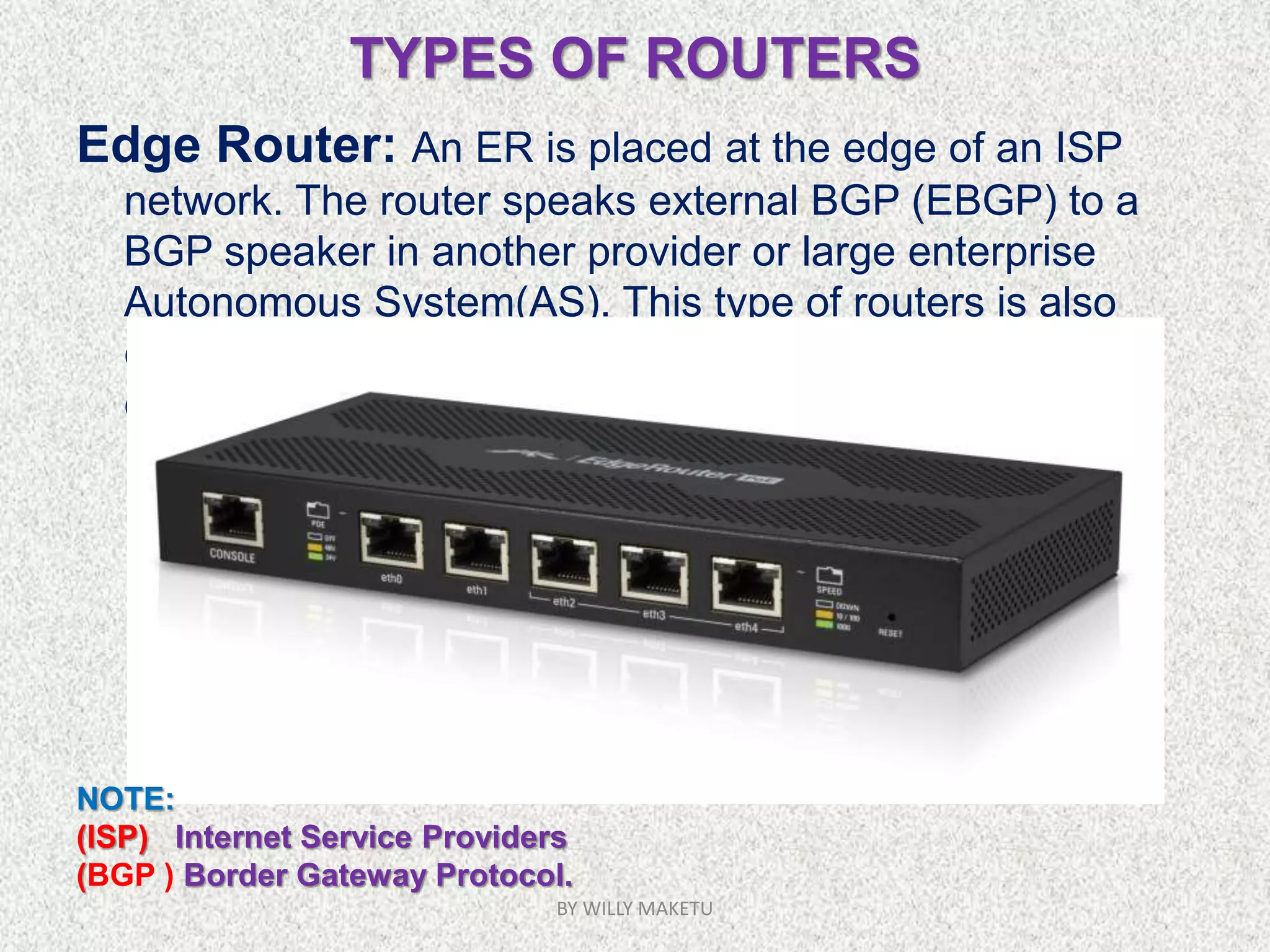 ROUTER PPT | PPTX
