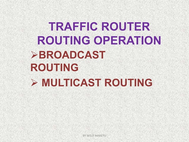 ROUTER PPT | PPTX | Computer Networking | Computing