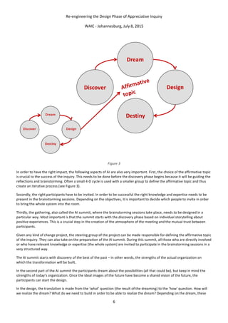 Re-engineering the design phase of appreciative inquiry_WAIC2015 ...