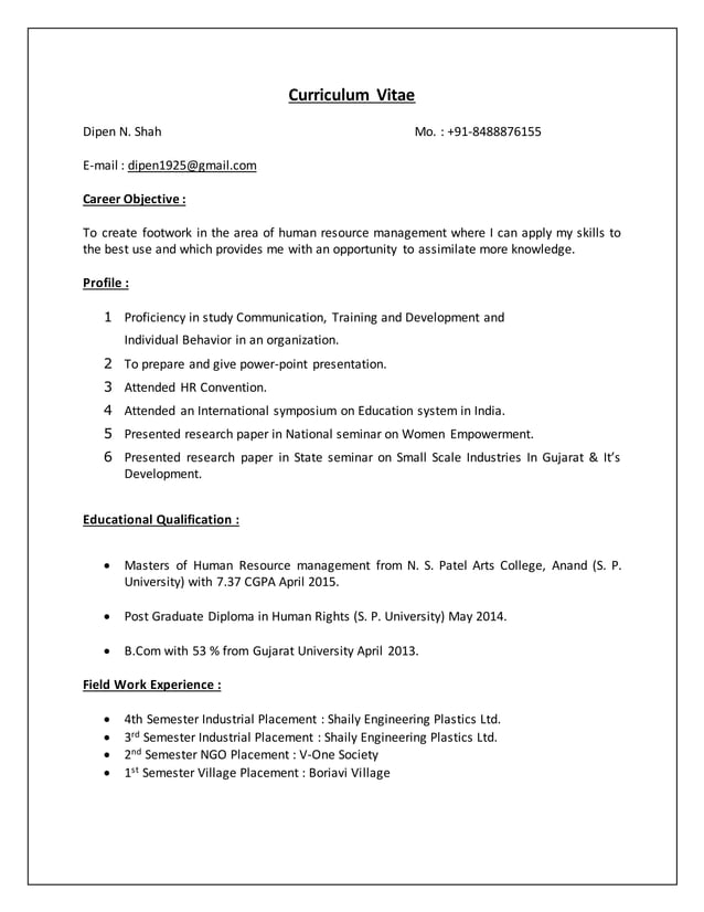 Resume (4) | PDF