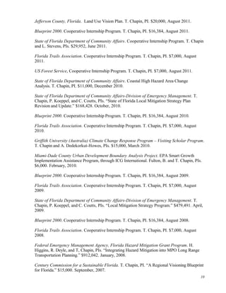 Chapin Vita July 2016 | DOC