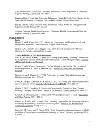 Chapin Vita July 2016 | DOC