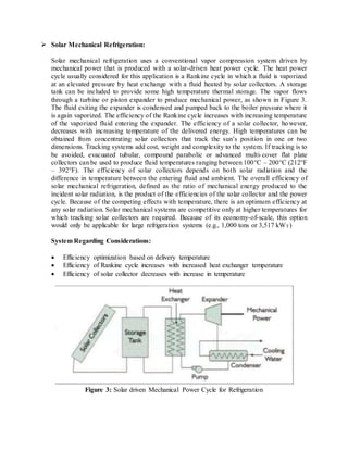 Solar Refrigeration System | DOCX