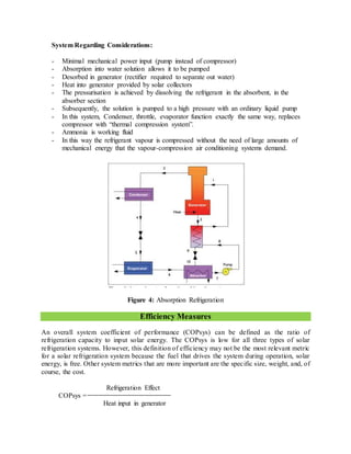 Solar Refrigeration System | DOCX