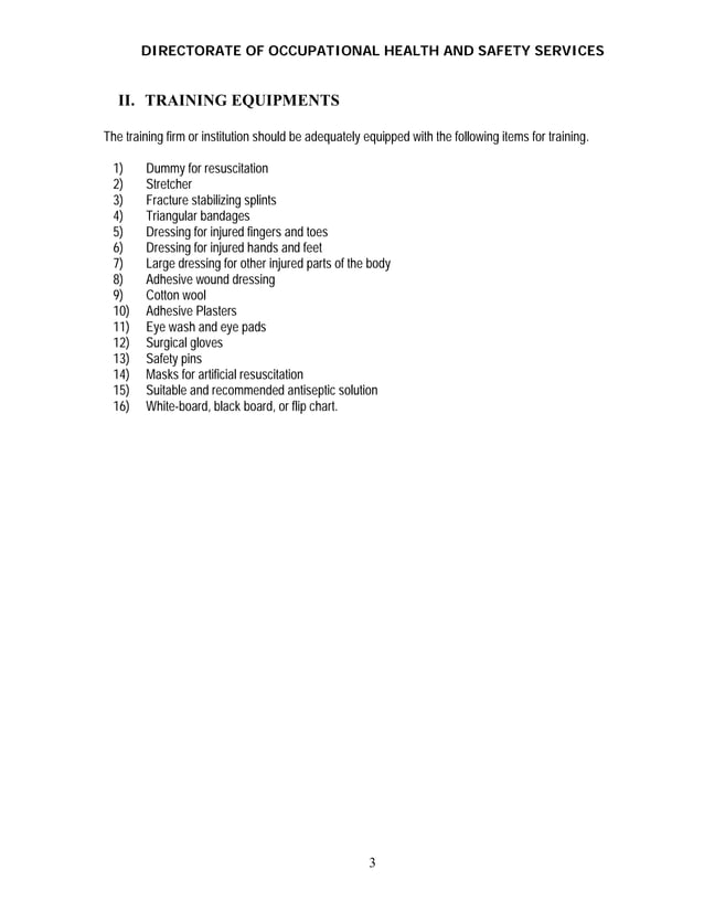 DOSH 6 FIRSTAID CURRICULUM | PDF | First Aid | Injuries