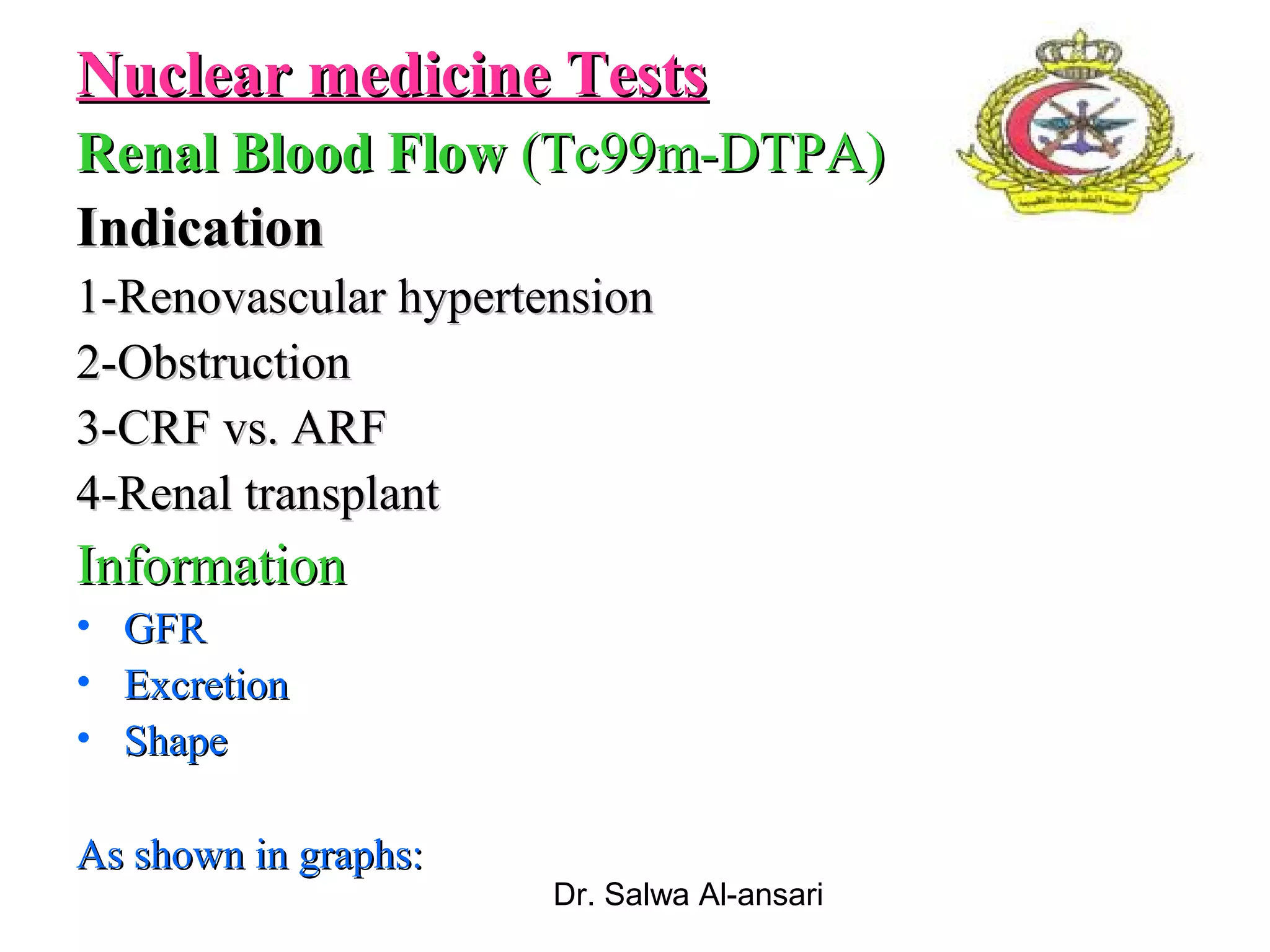 Renal diagnostic and Laboratory Tests | PPT