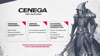 CENEGA MMO OFFER | PPTX