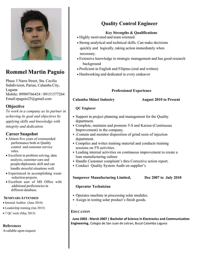 My_Updated CV ver 1 | PDF
