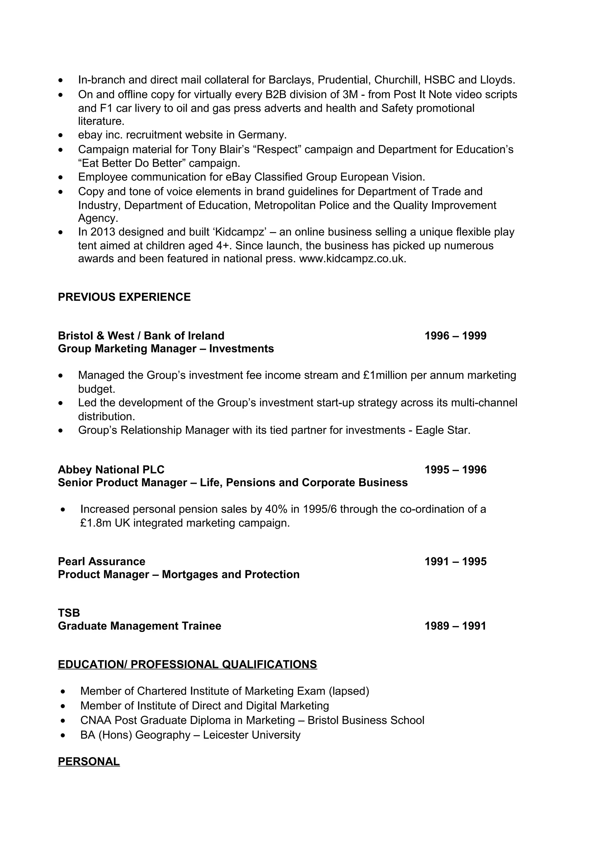 Simon Pratt CV | DOC