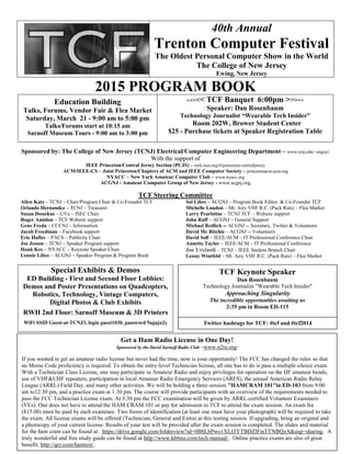 TCF15 Program Book | PDF