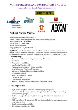 PSC_Profile__Prabhat_Mishra | PDF