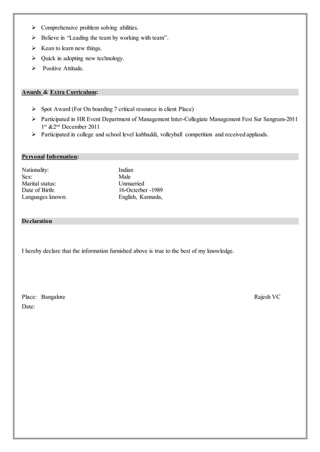 Rajesh vc_Orginal Resume | PDF