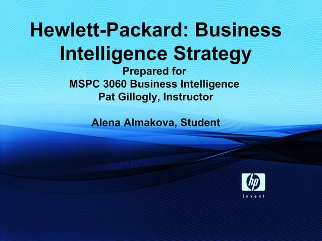 Hewlett-Packard | PPT