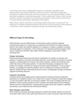IMPACT ON ADVERTISING ON CONSUMER BEHAVIOUR | DOC