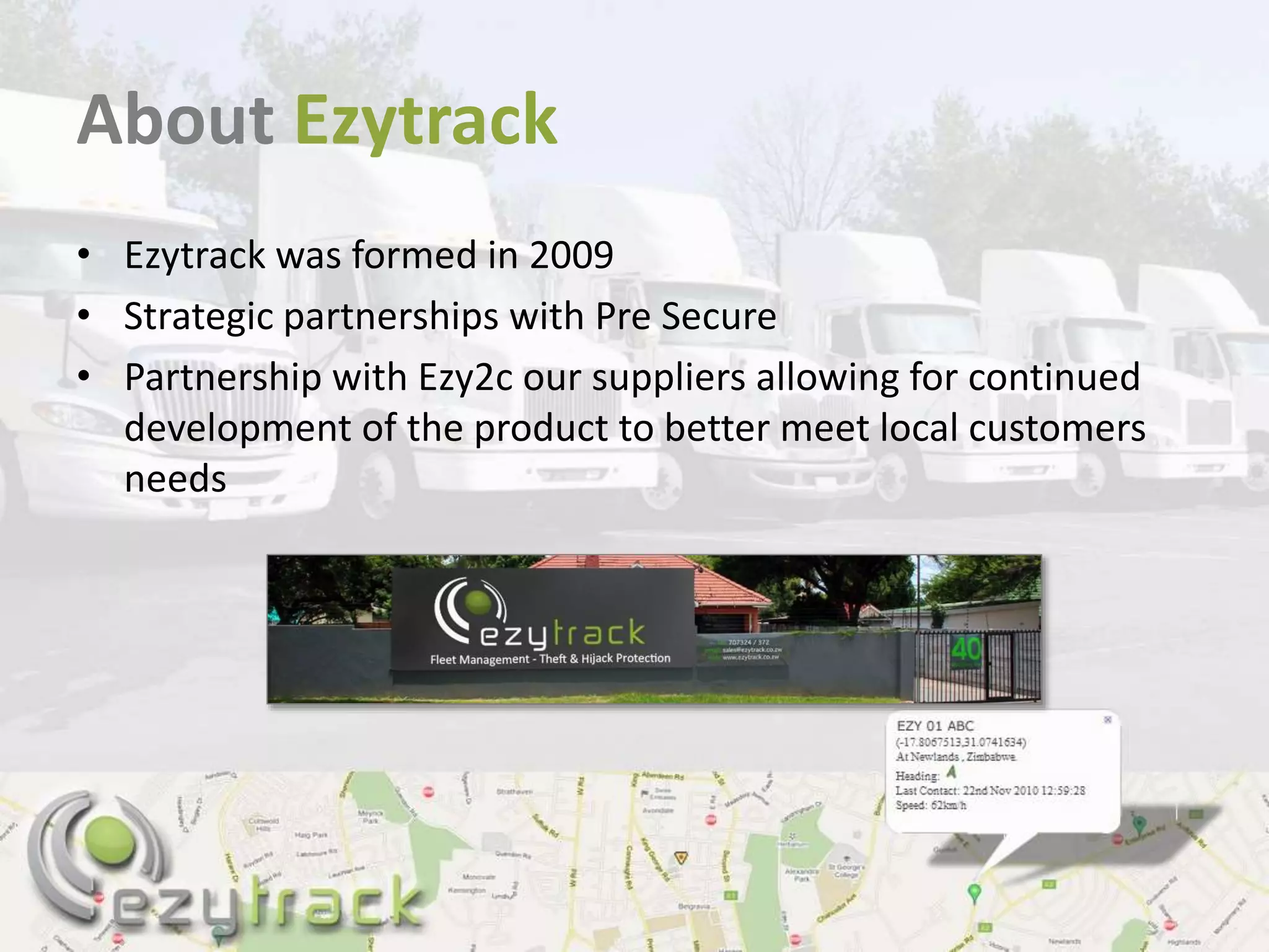 Ezytrack -Presentation | PPTX | Auto Navigation Systems | Auto Technology